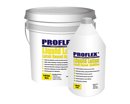 PROFLEX - LIQUID LATEX ADDITIVE FOR THINSET, MORTAR & GROUT, 1 GALLON – East Bay Supply Co.