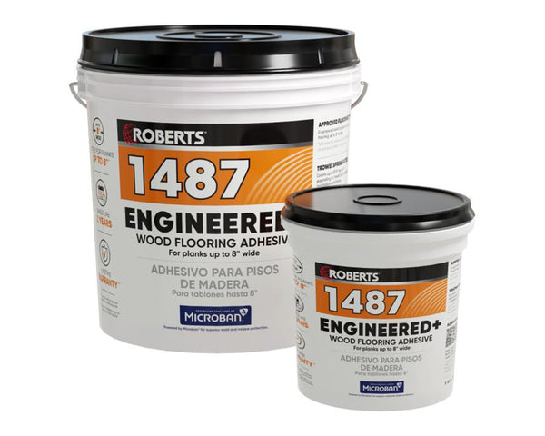 ROBERTS 1487 ENGINEERED+ WOOD FLOORING ADHESIVE, 4 GALLON – East Bay ...