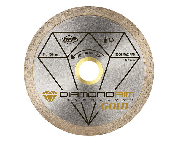 QEP - 4" DIAMOND BLADE - GOLD SERIES – East Bay Supply Co.